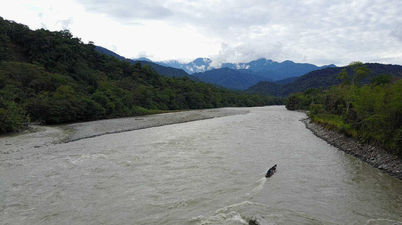 Confronting illegal mining in ancestral Kofan land, Ecuadorian Amazon